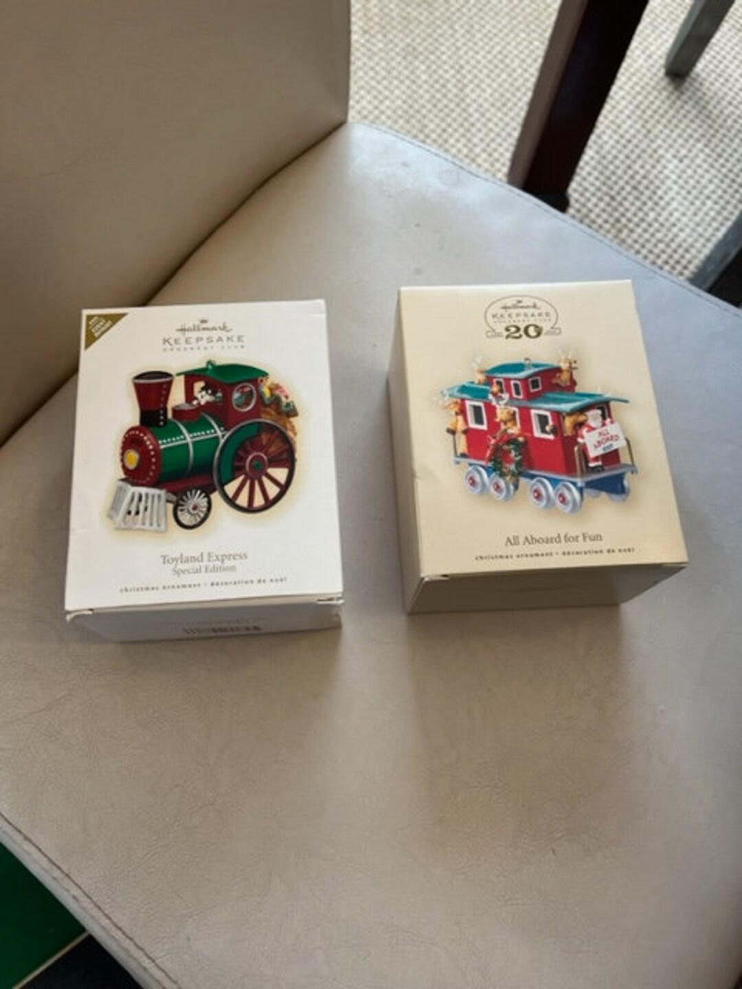 Vintage Trains Keepsake Ornaments-2007 All Aboard for Fun(20th ...