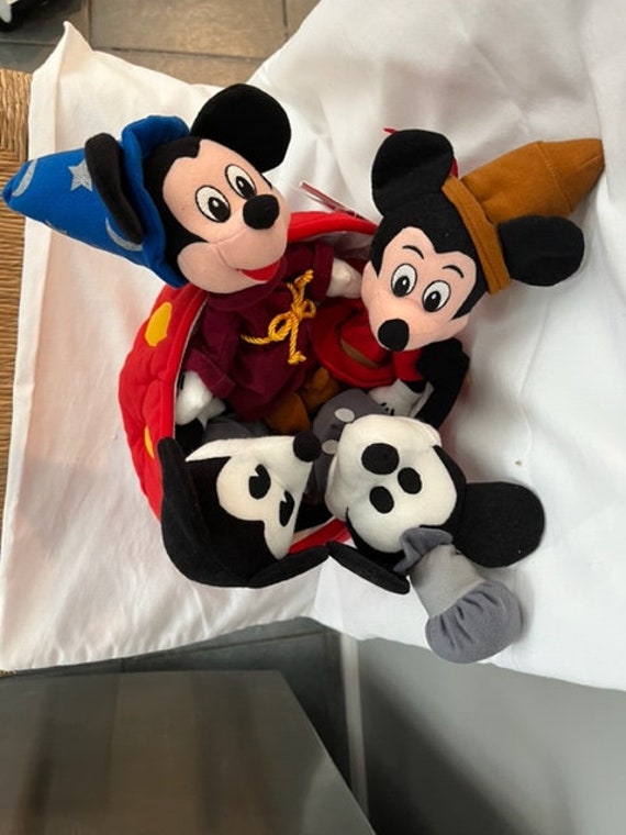 70th Anniversary Mickey Bean Bag Set - Etsy