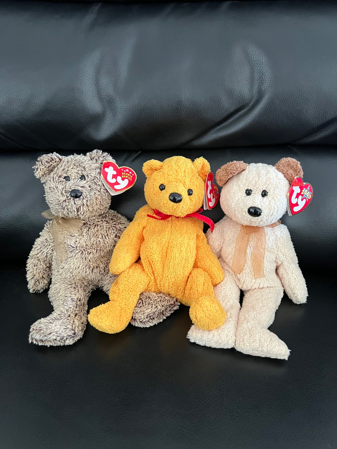 Vintage TY Rare Bears-poopsie,harry,huggy-beanie Baby/from a Smoke Free ...