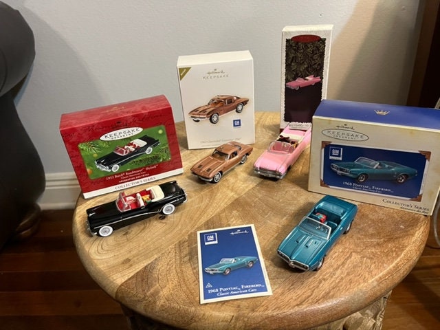 Classic American Cars Hallmark Keepsake Ornaments in Original Box in ...