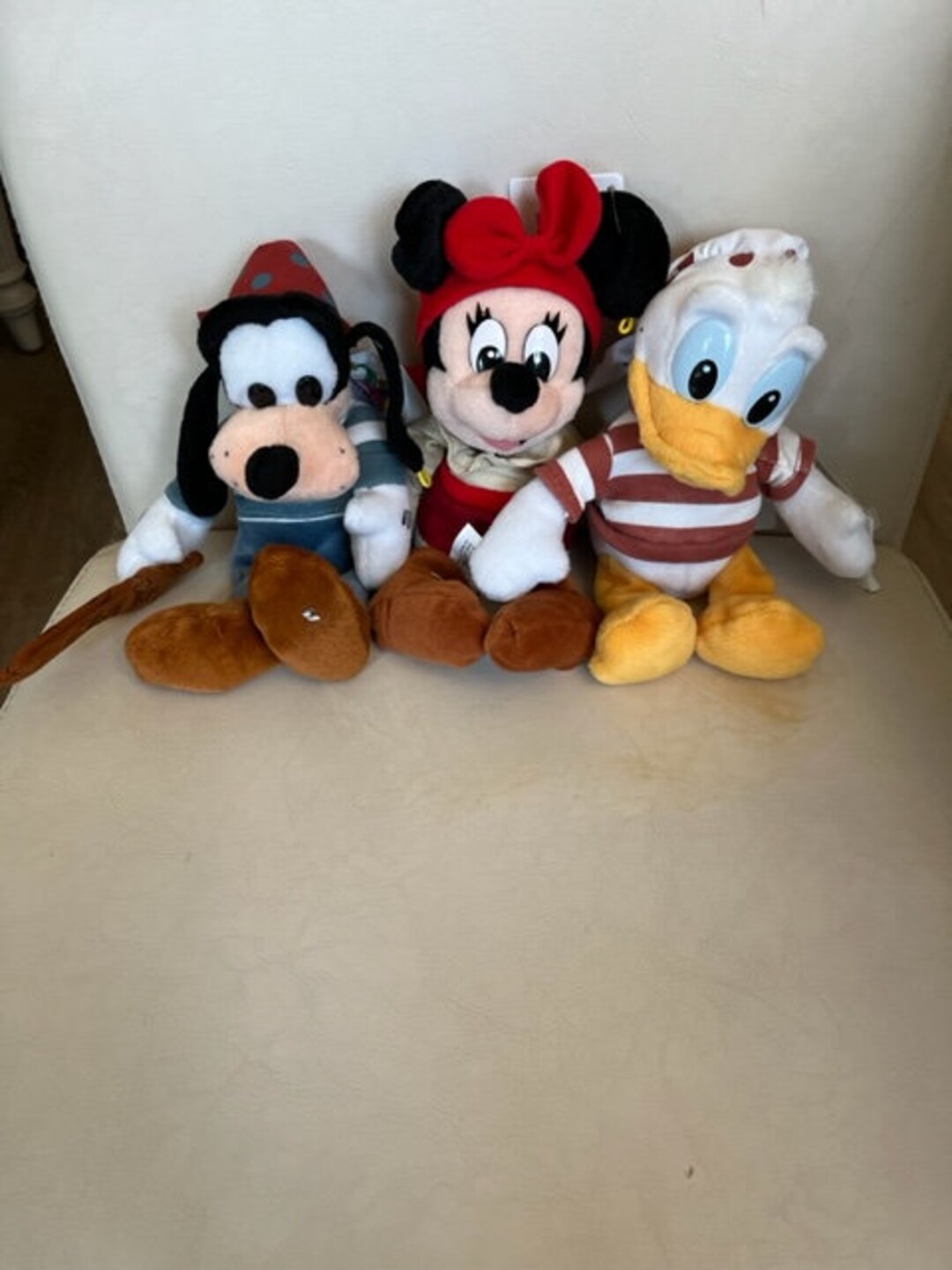Vintage Disney Bean Bag Pirates- Minnie, Donald, and Goofy- New With ...