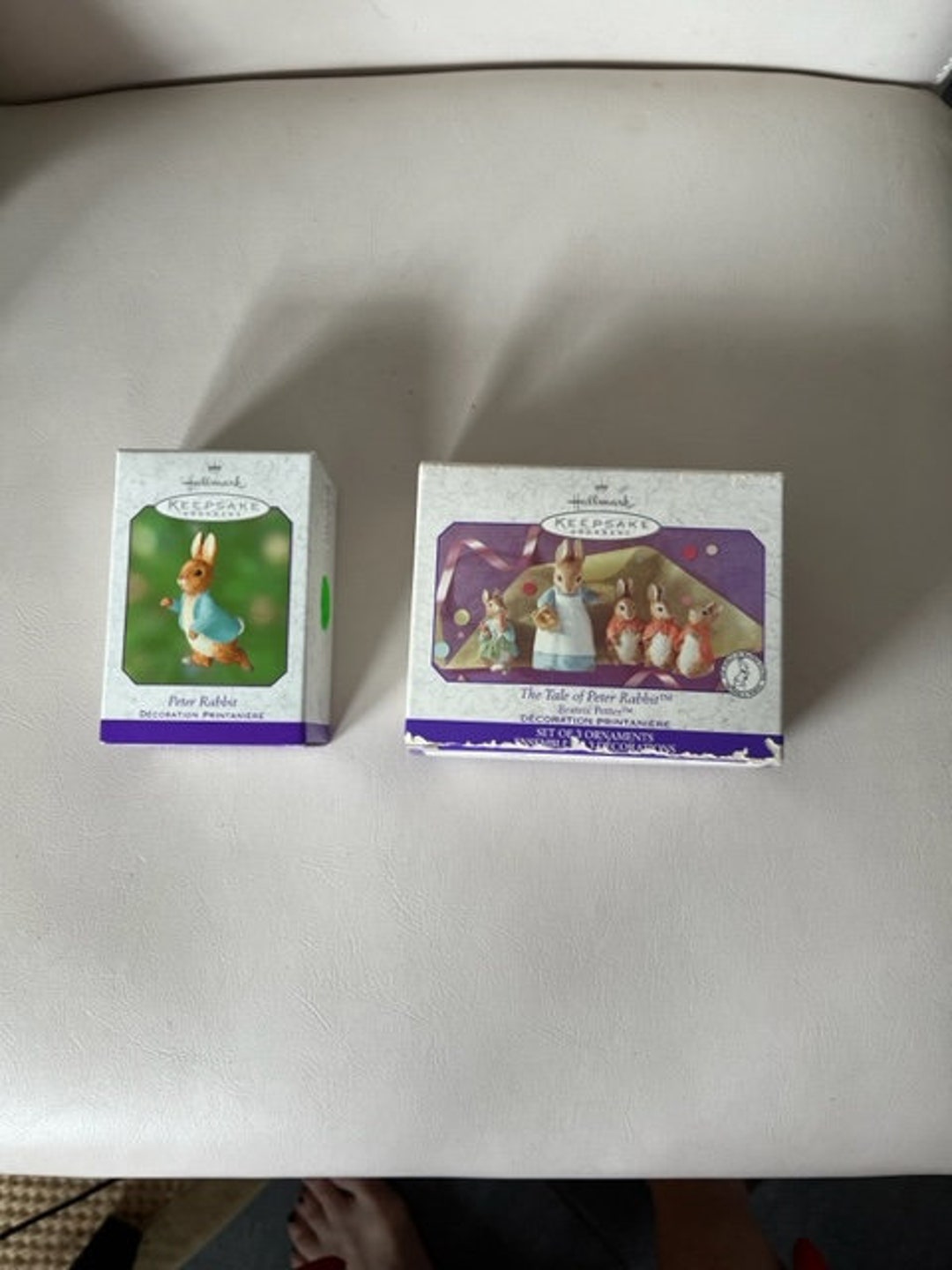 Vintage Beatrix Potter Hallmark Keepsake Ornaments- 1999-2001- New in ...
