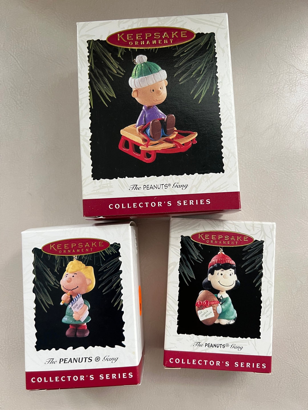 The Peanuts Gang; Vintage 1994-lucy, 1995-linus & 1996-sally; Hallmark ...
