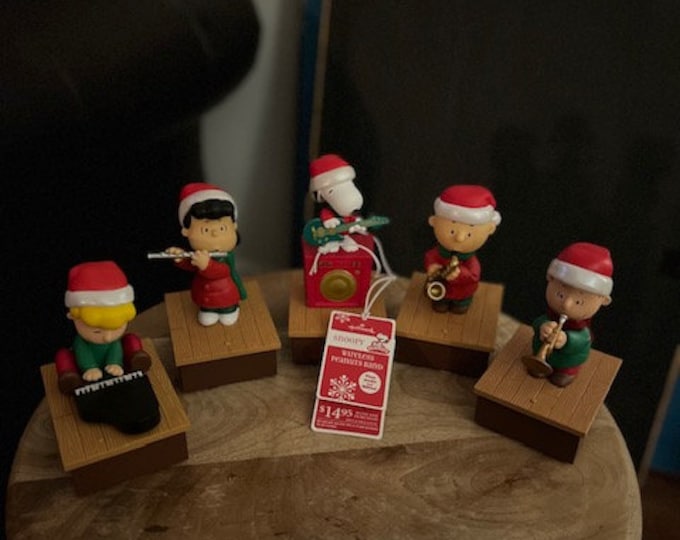 Rare Peanuts Wireless Band Complete Set of 5 by Hallmark 2011 - Etsy