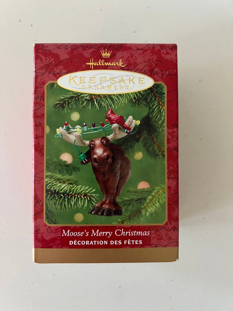 2001 Vintage Moose's Merry Christmas Hallmark Keepsake Ornament - Etsy