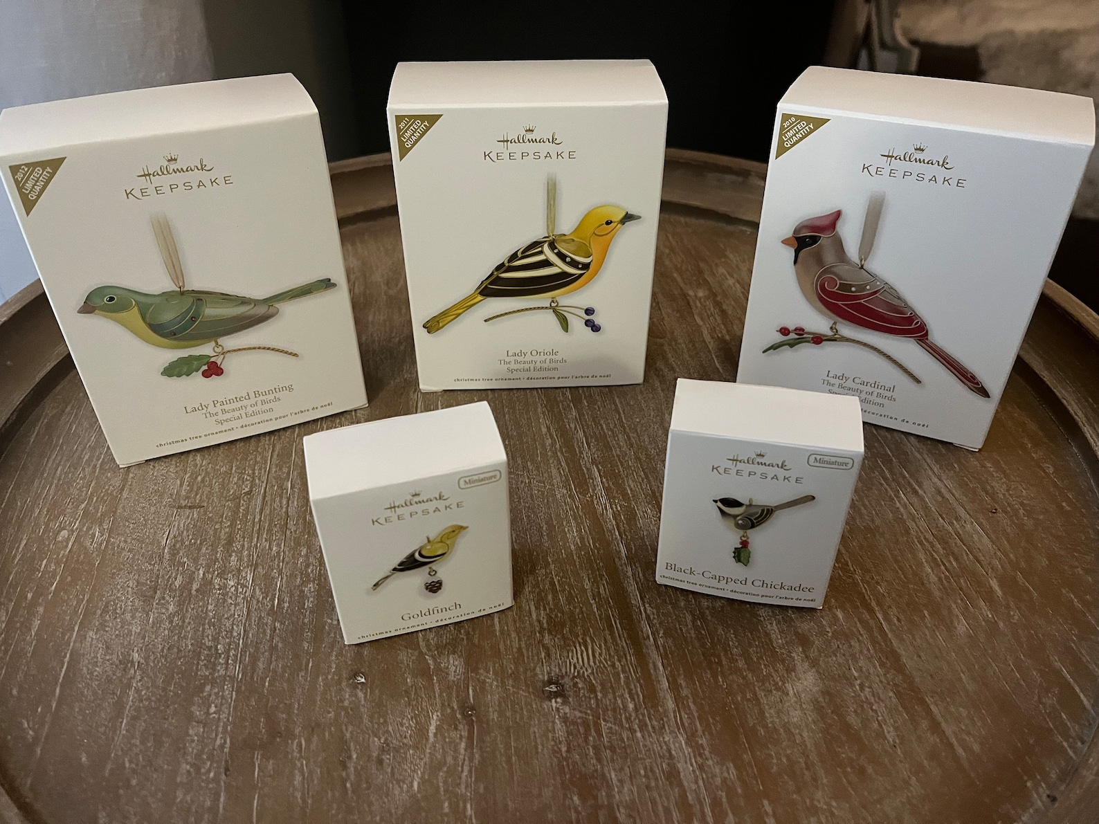 New Beauty of Birds-hallmark Keepsake Ornaments-2010-2016-new in ...