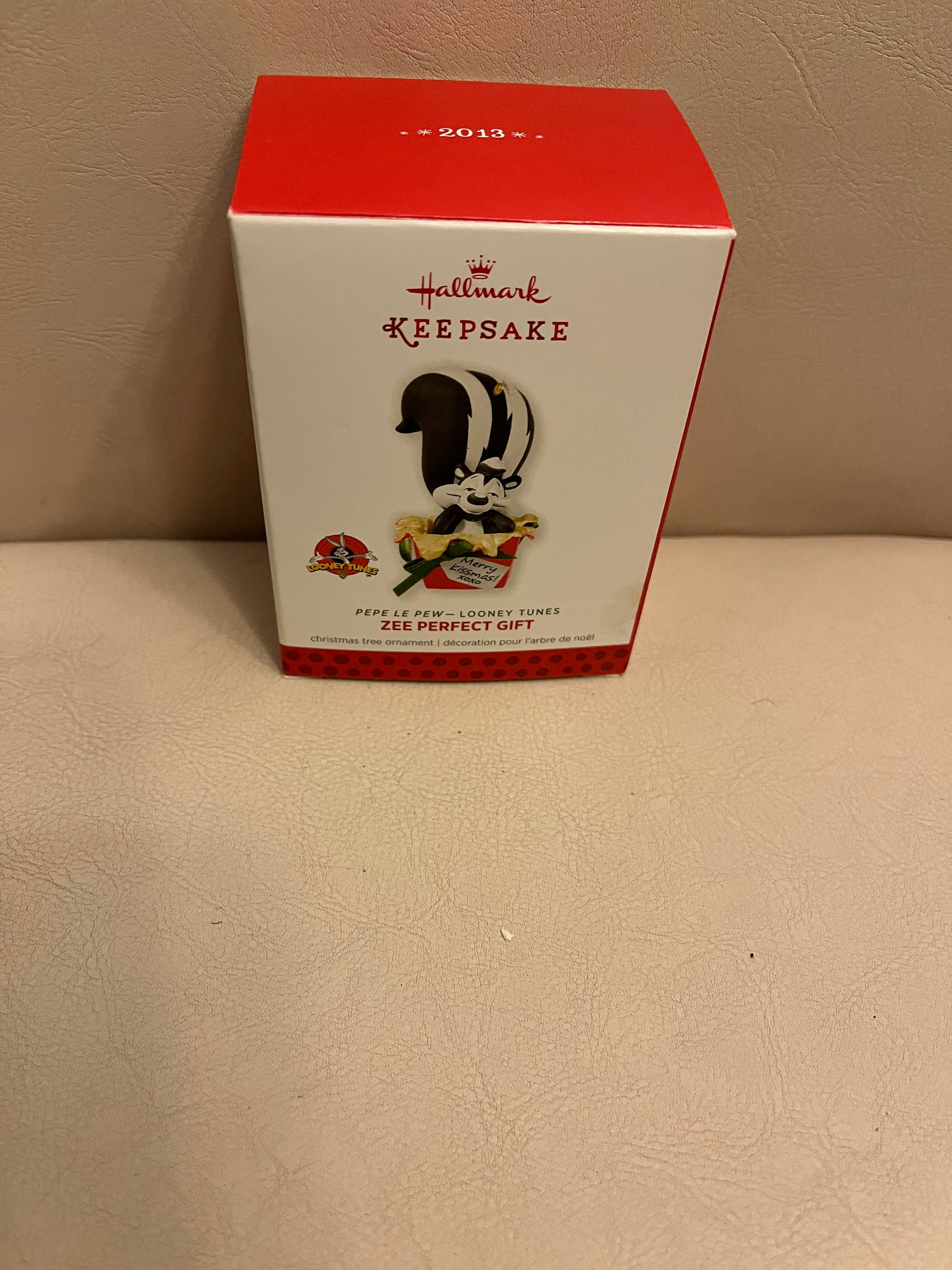 Vintage Rare Pepe Le Pew-hallmark Ornament Zee Perfect Gift 2013 in ...