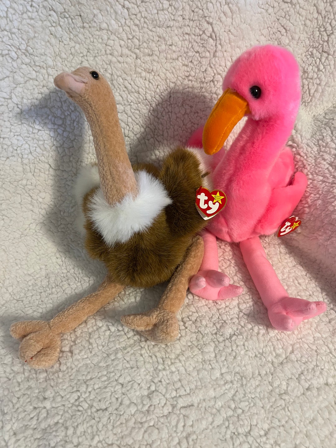 Ty Beanie Buddies-pinky and Stretch - Etsy