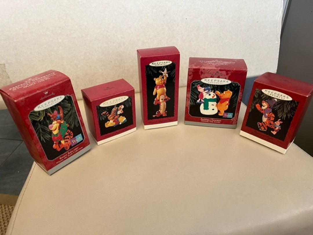 VINTAGE Winnie the Pooh and Friends Ornaments 1994 1998 in - Etsy
