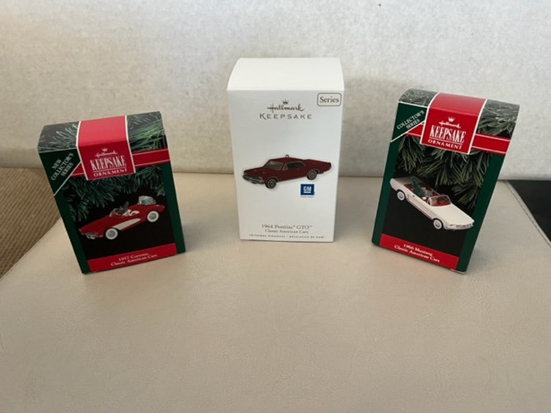 Vintage Hallmark Keepsake Ornaments- Classic American Cars Series- 1991 ...
