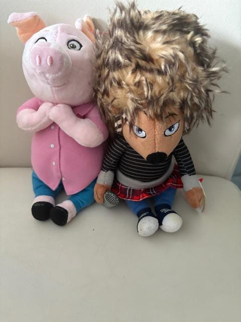 Vintage Gunter and Mike Ty Beanie Bag- the Movie Sing- With Tags in ...