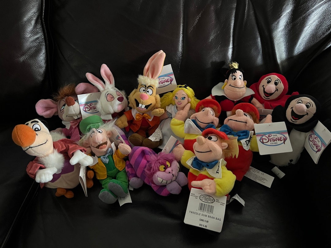 New Pristine Disney's Beanie Babies-"alice in Wonderland", Comes From a ...