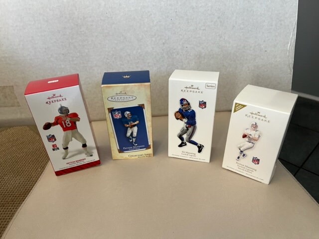 Football Legends Series Hallmark Keepsake Ornaments-2003 2014 IN ...