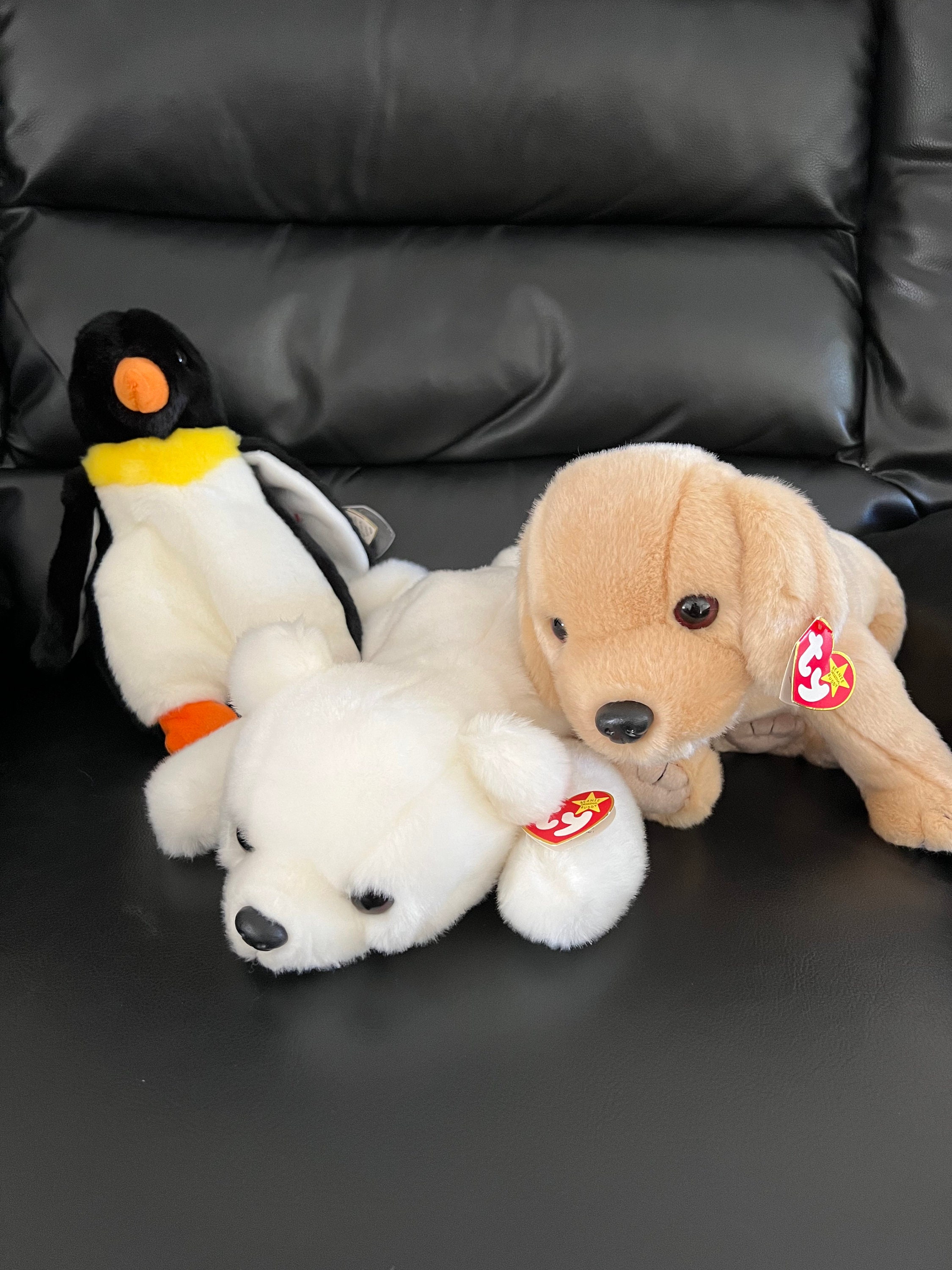 Vintage TY Beanie and Buddy Babies-waddle, Chilly and Fetch- Comes From ...