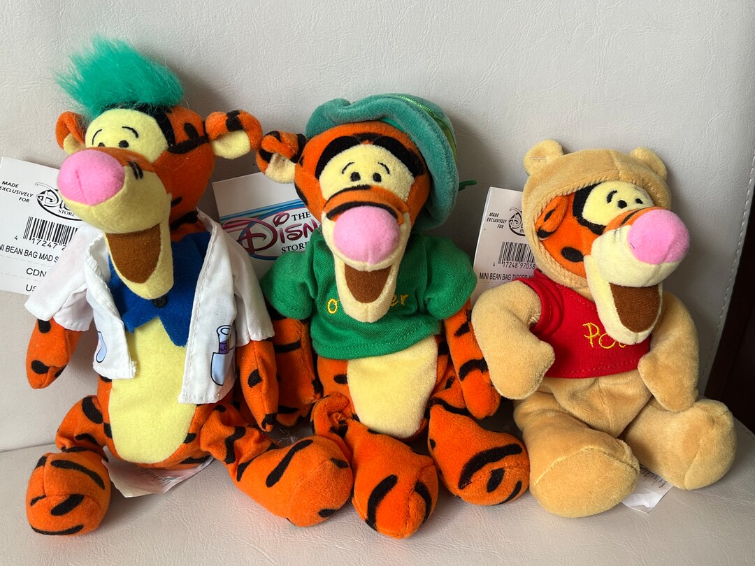 Vintage Tigger Disney Bean Bag - New With Tags in Prisitne Condition ...
