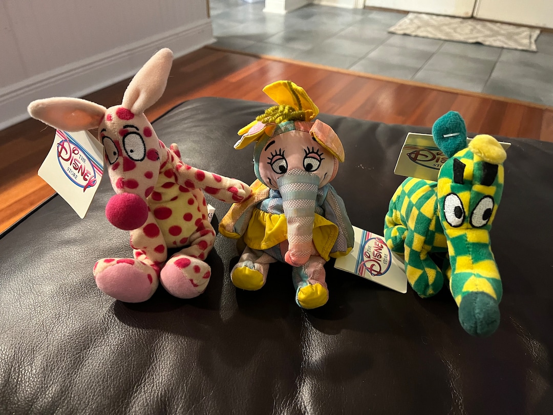 Vintage Disney Winnie the Pooh-heffalump #4, Woozle #3, Woozle #2, With ...