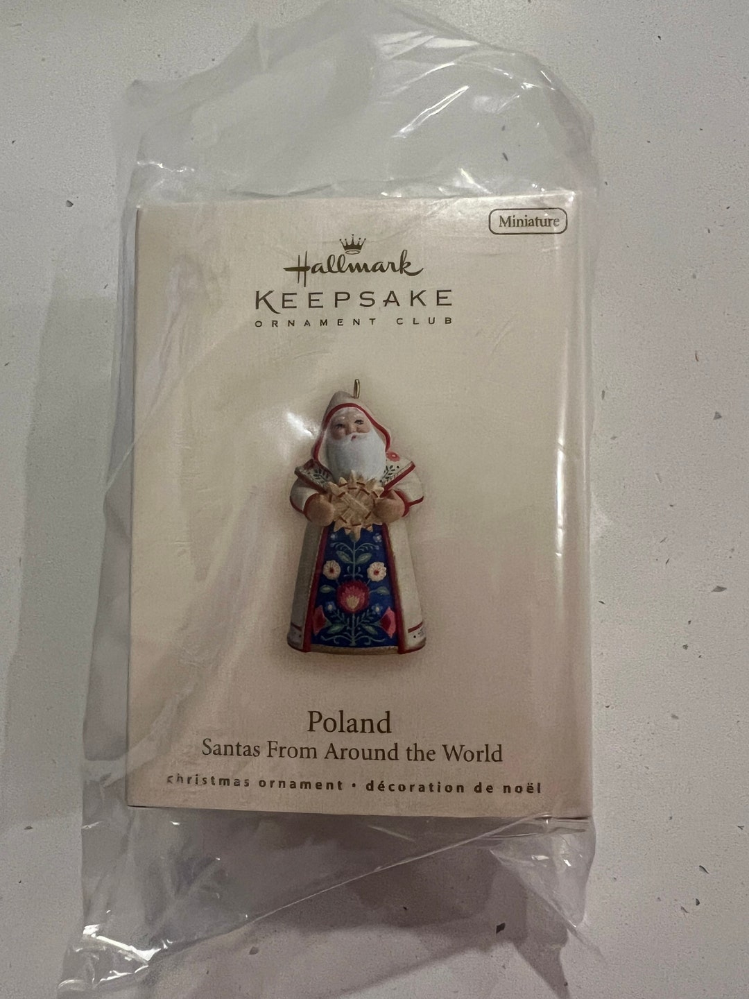NEW Santa "peace on Earth"-2007 Poland-santa From Around the World, 2 ...
