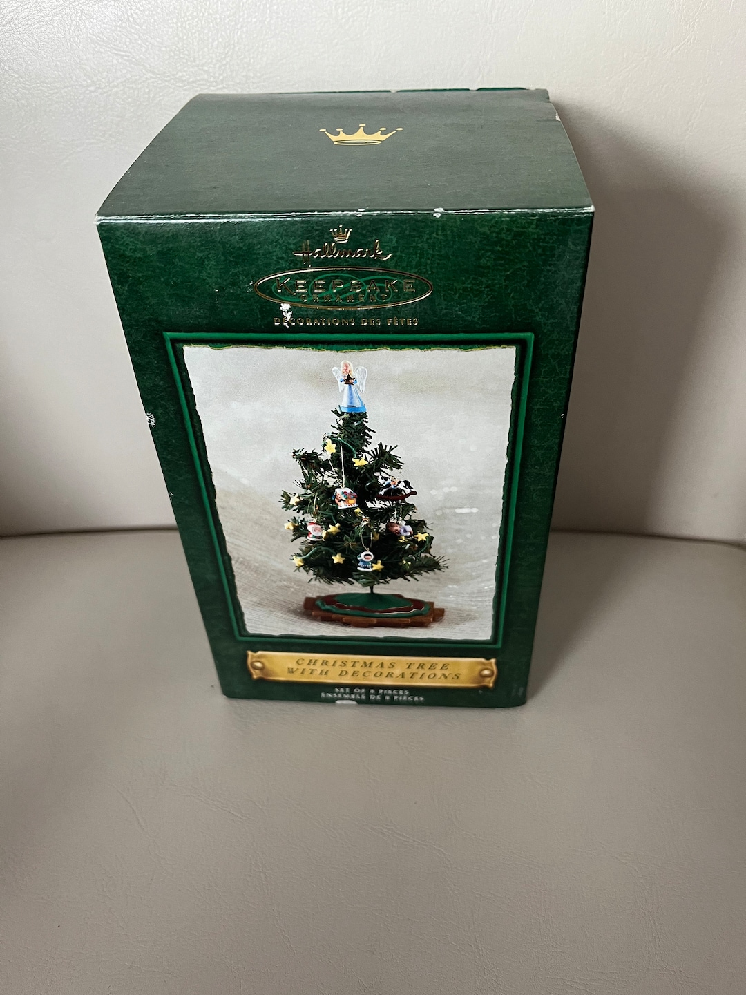Vintage Christmas Tree With Ornaments- Hallmark Keepsake- 2002- in ...