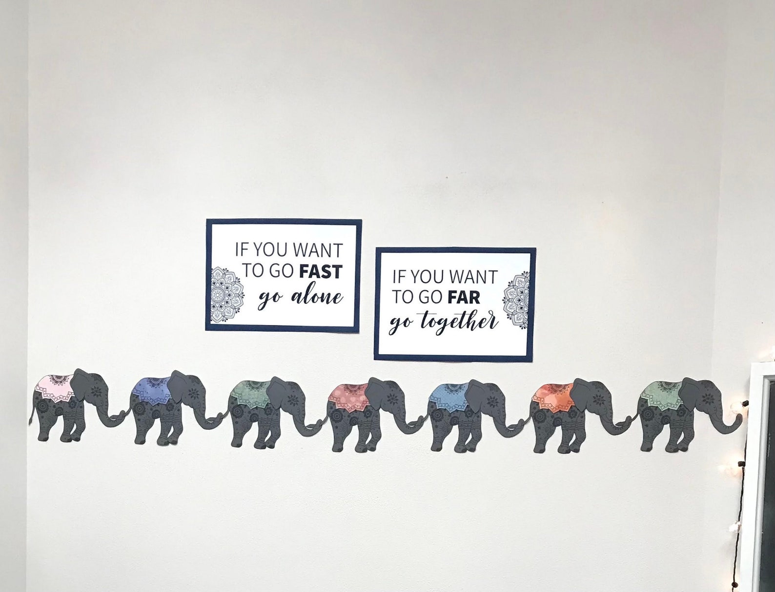 Line of Indian Elephants Job Chart Classroom Decor Digital Download - Etsy