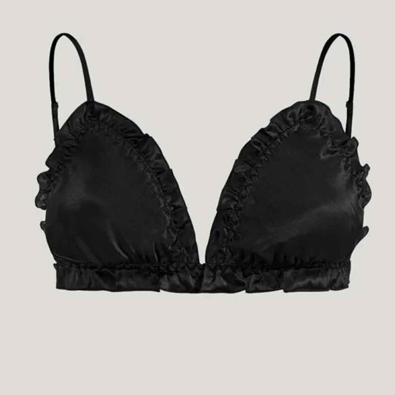 SILK FRILL LINGERIE - Etsy