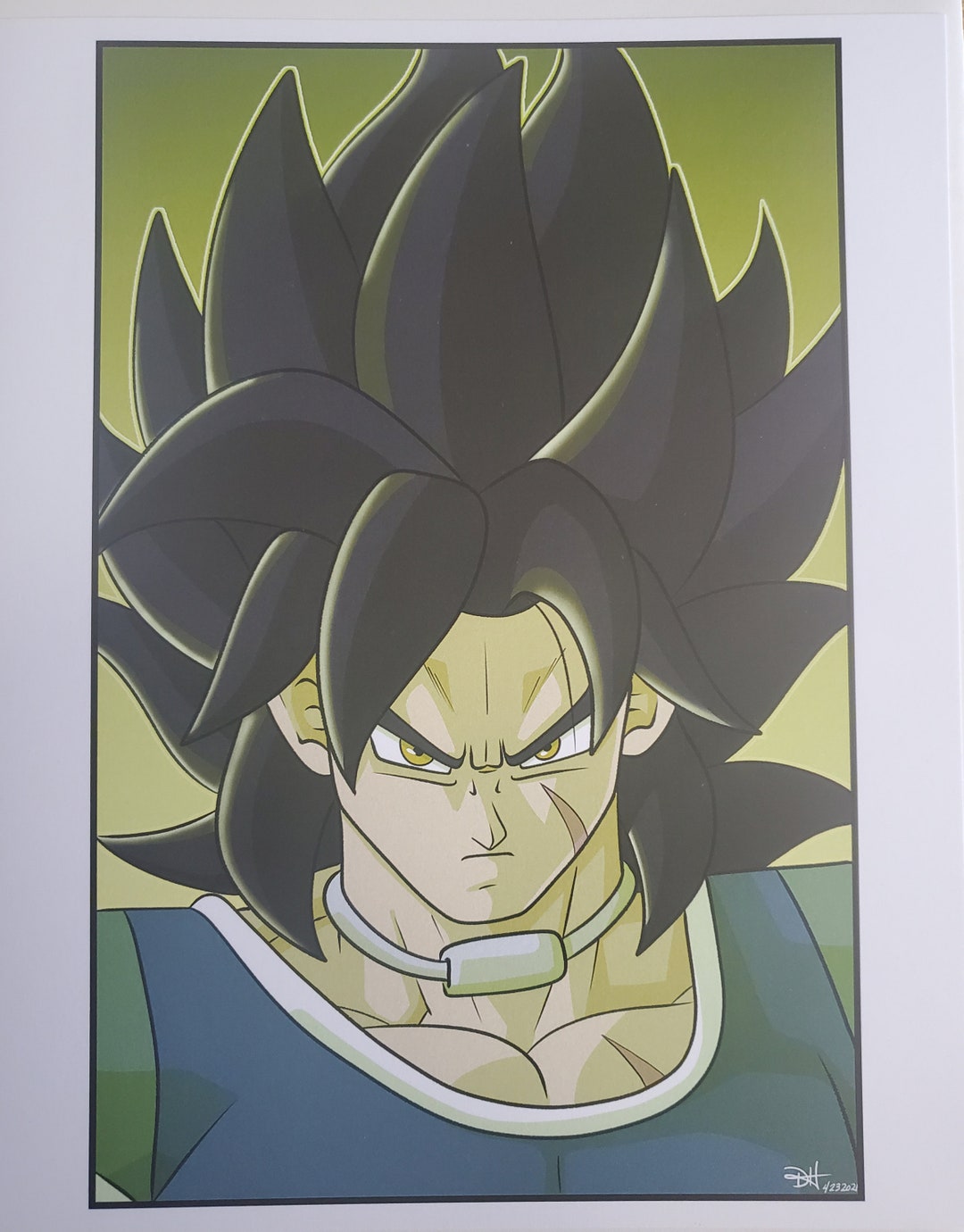 Broly Art Print - Etsy