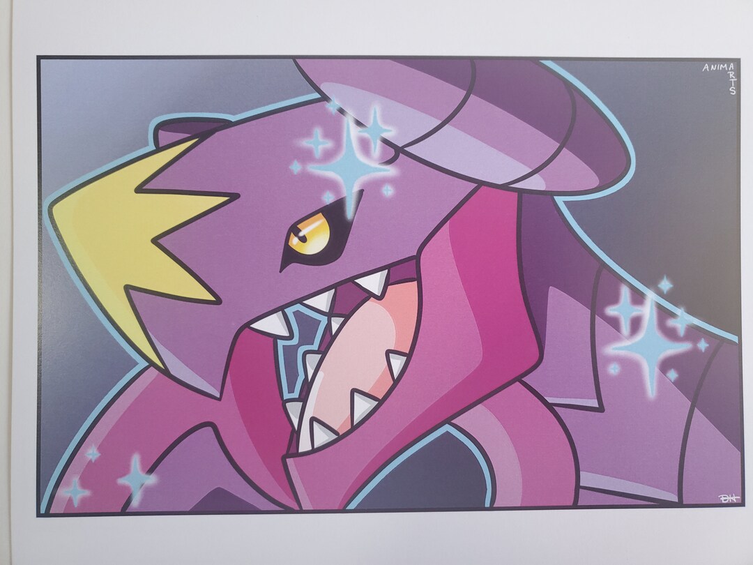 Garchomp Art Print - Etsy