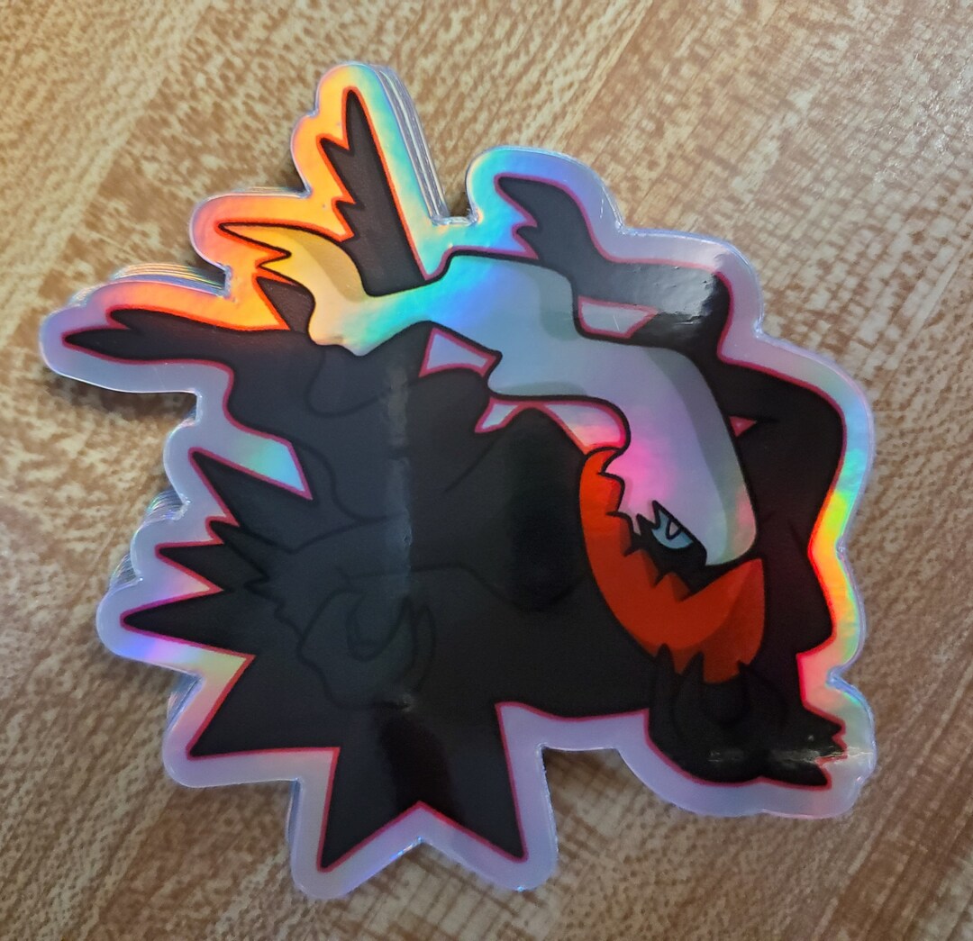Holographic Darkrai Sticker - Etsy