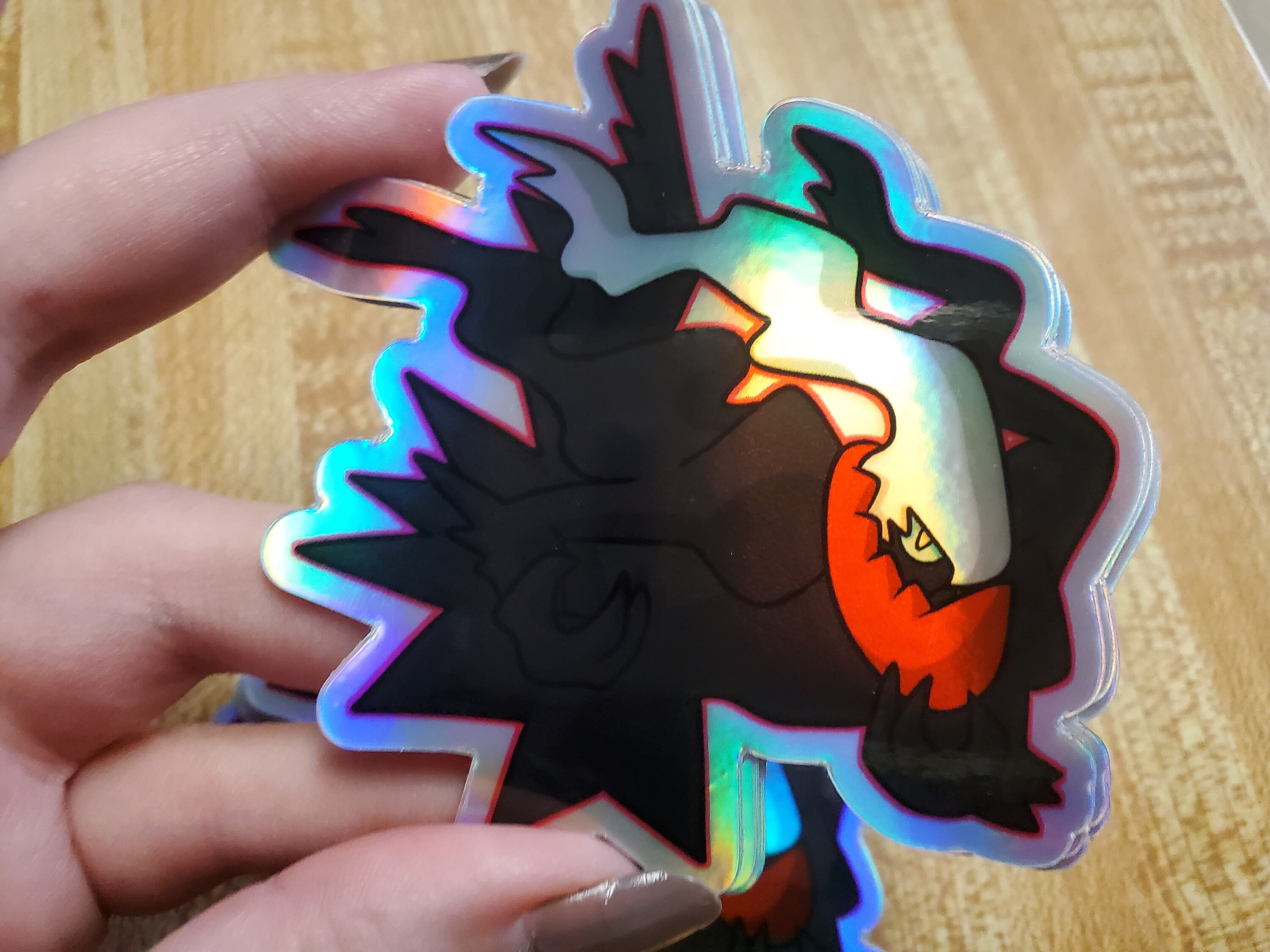 Holographic Darkrai Sticker - Etsy