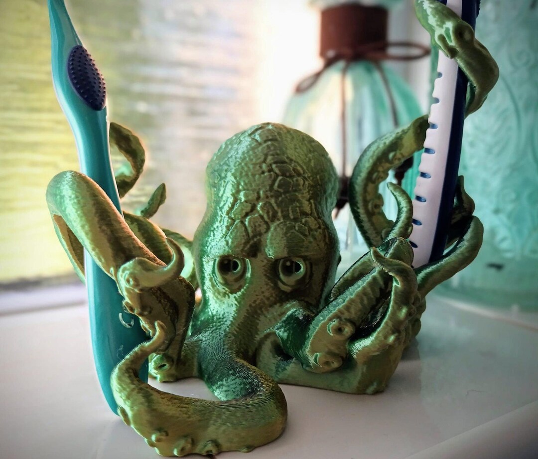 Octopus Toothbrush Holder - Etsy