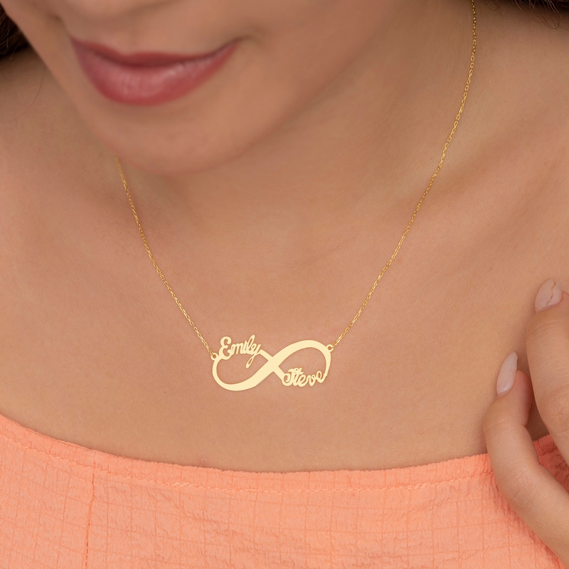 Infinity Necklace - Etsy