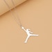 14K Gold Jordan Necklace for Girls and Boys, Nike Sports Jewelry, Gold ...