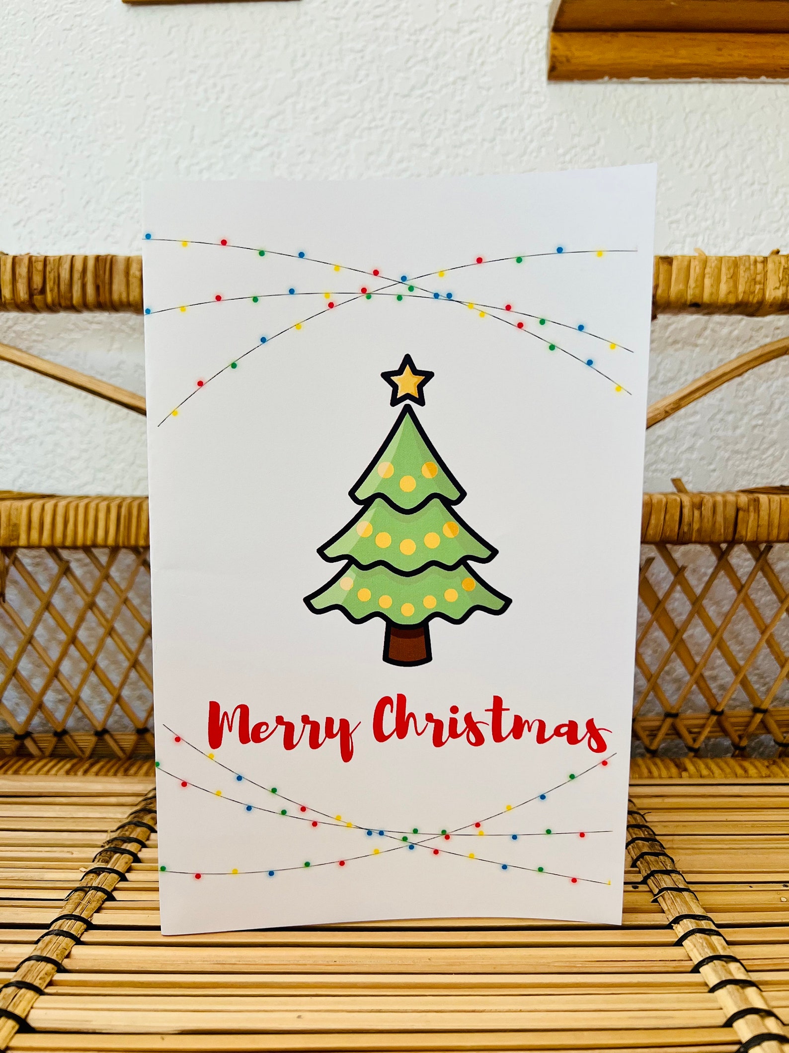 Affordable Printable Christmas Card, Print at Home, Digital Download ...