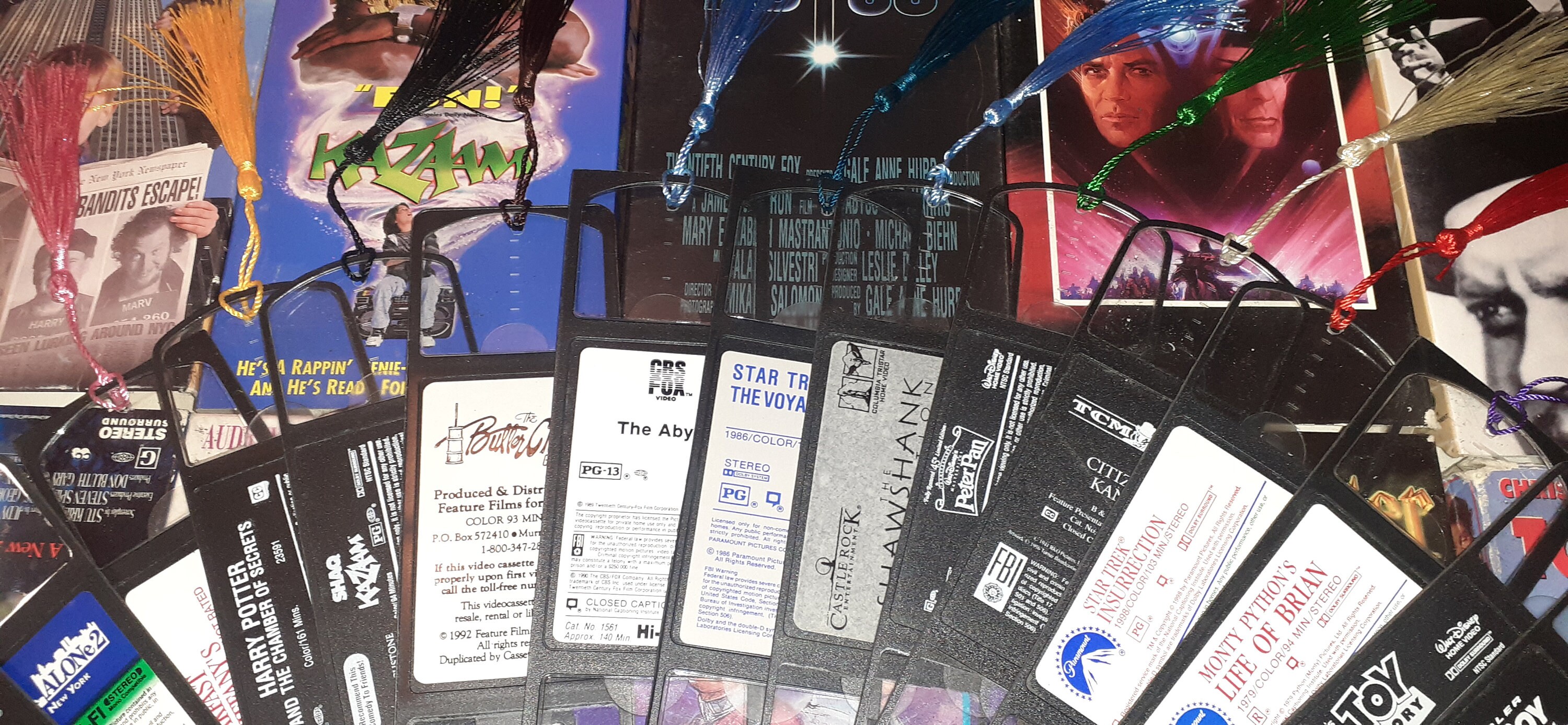 VHS Bookmarks Made From Actual Vhs's - Etsy