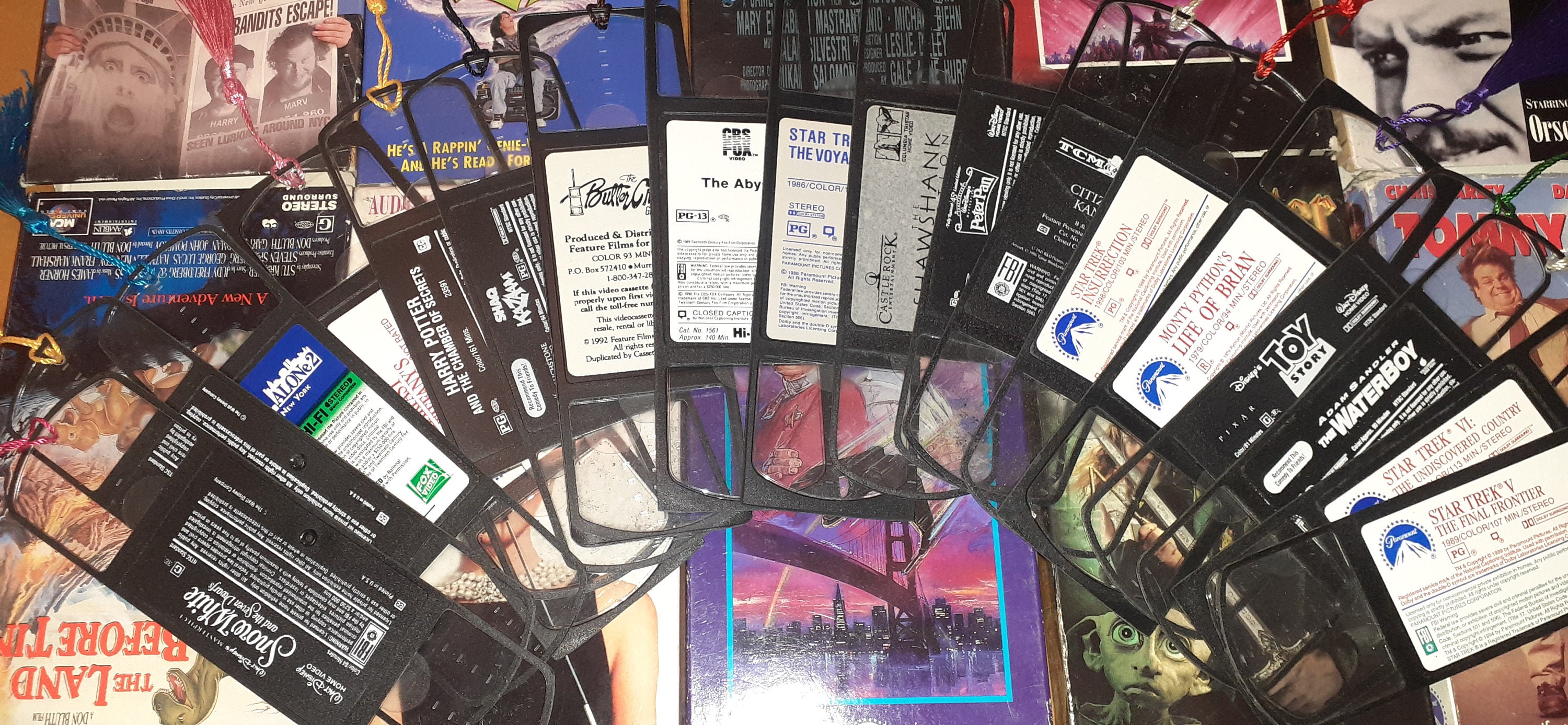 VHS Bookmarks Made From Actual Vhs's - Etsy