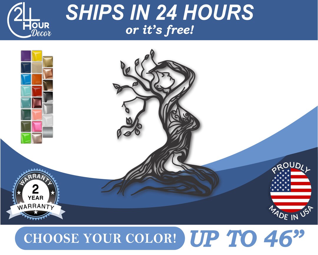 Metal Dryad Wall Art - 22 Color Options - Etsy