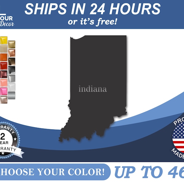 Indiana State Sign - Etsy