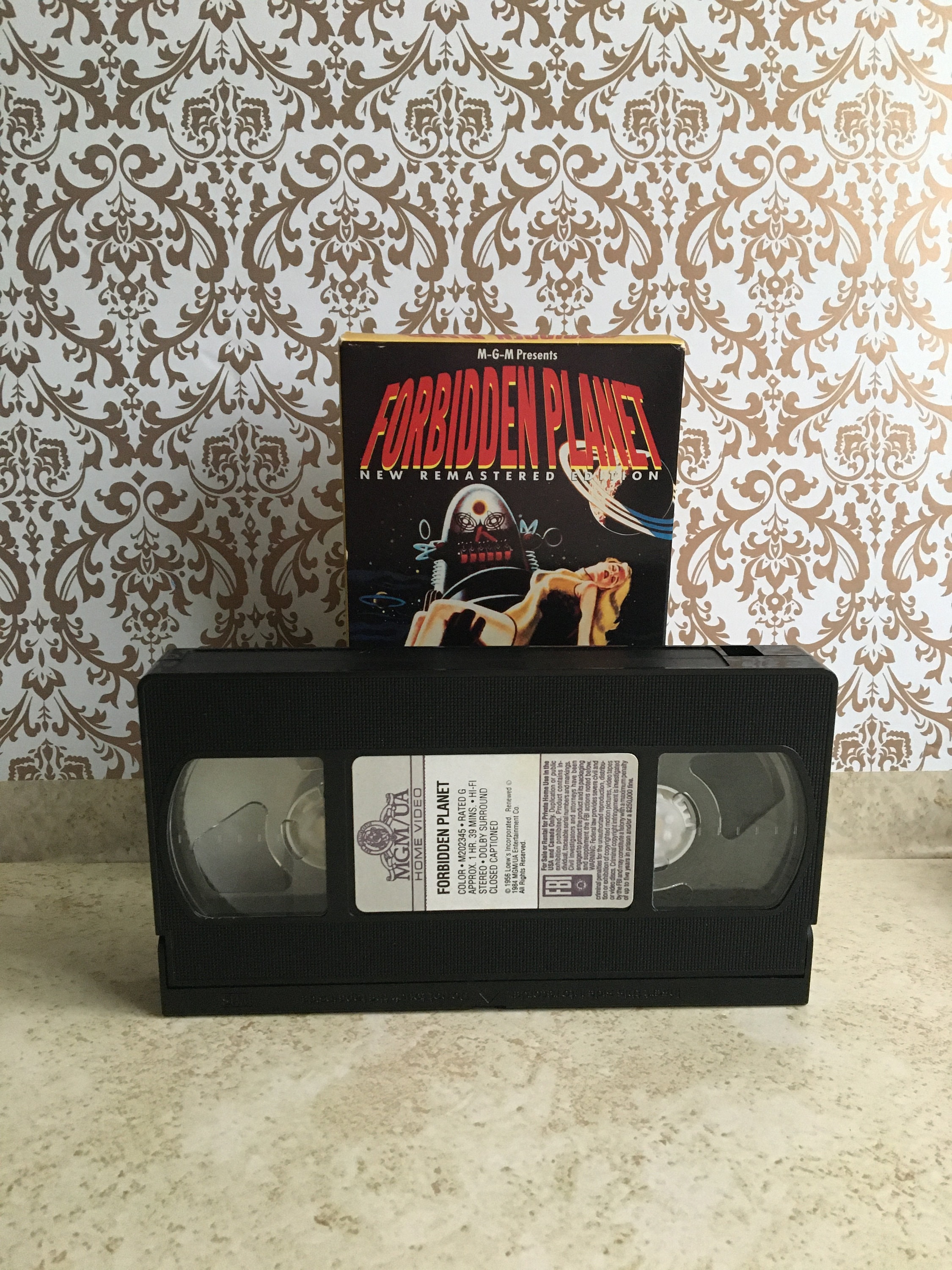 Forbidden Planet "new Remastered Edition" VHS, MGM Leslie Nielsen - Etsy