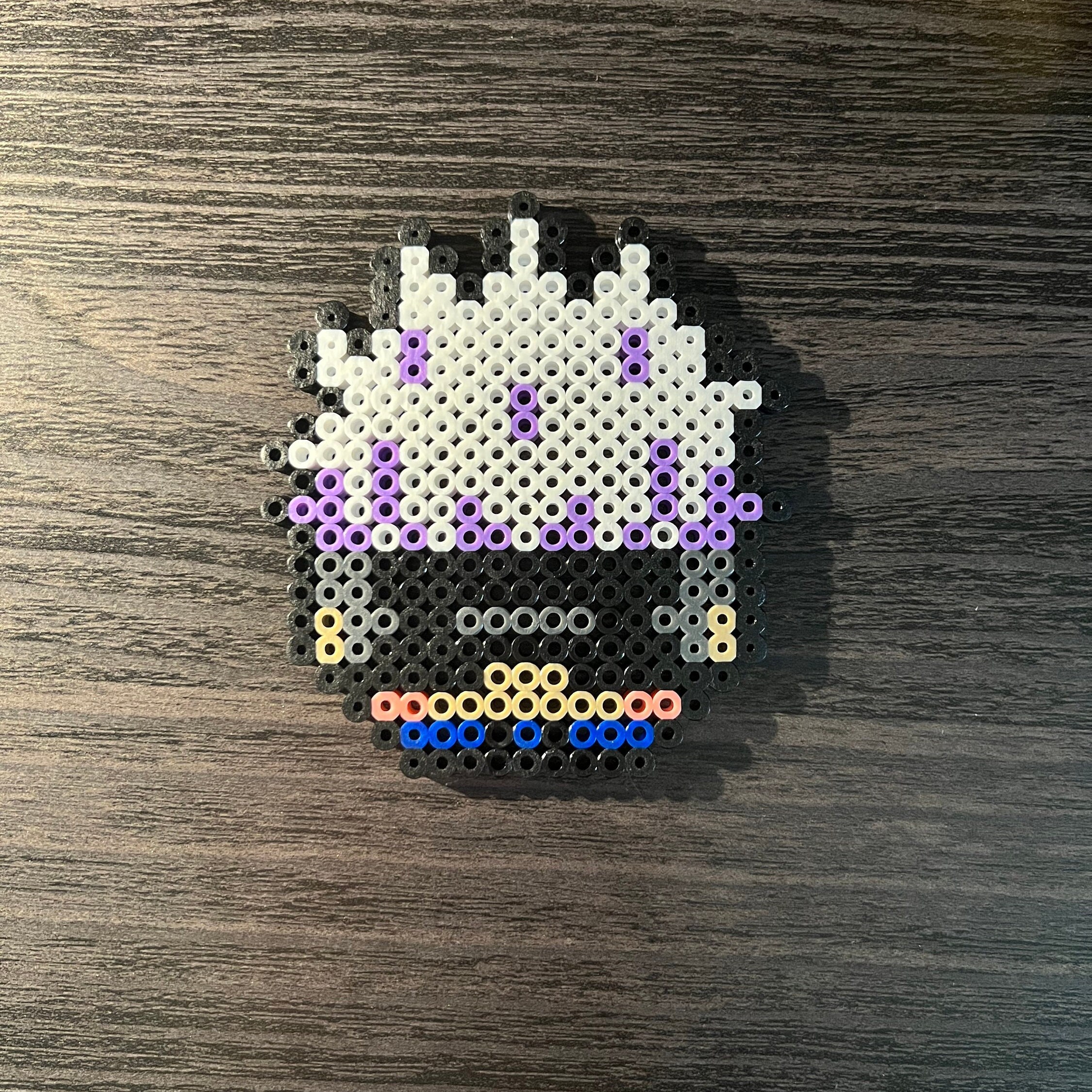 Gojo Satoru Wooden Coaster Art With Perler Beads - Etsy