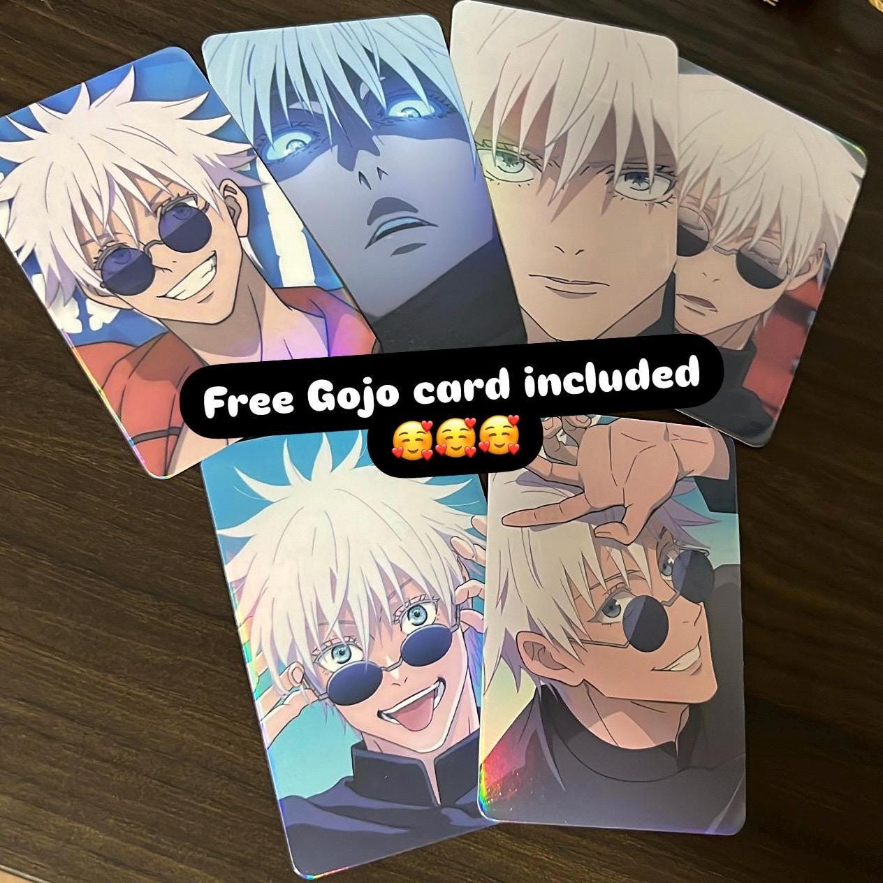 Itadori Gojo Yuta Choso Valentines Day Heart Card Jujutsu Kaisen - Etsy