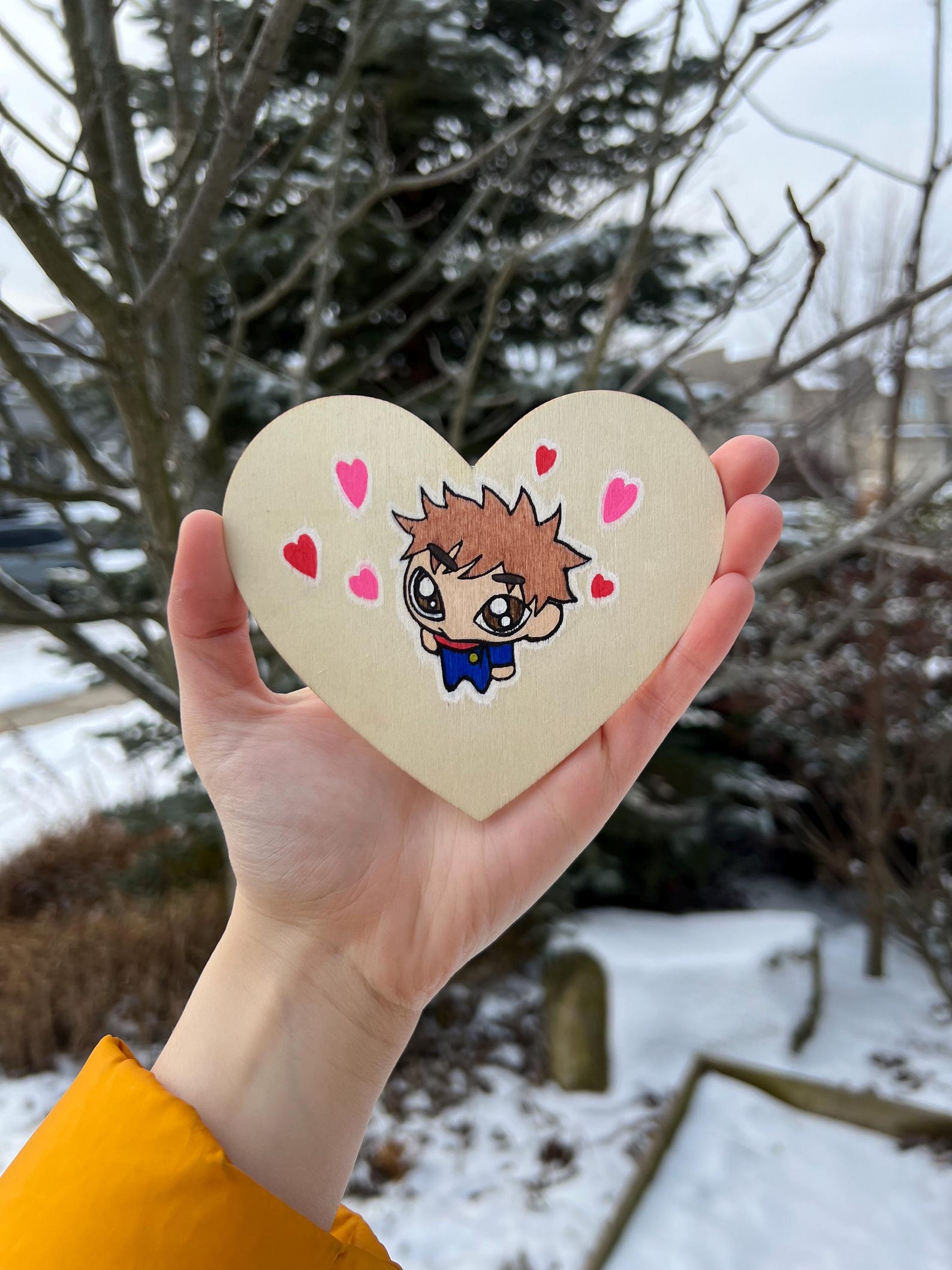 Itadori Gojo Yuta Choso Valentines Day Heart Card Jujutsu Kaisen - Etsy