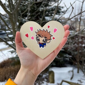 Jujutsu Kaisen Heart Canvas Art Drawings | Itadori, Gojo, Sukuna, Choso ...