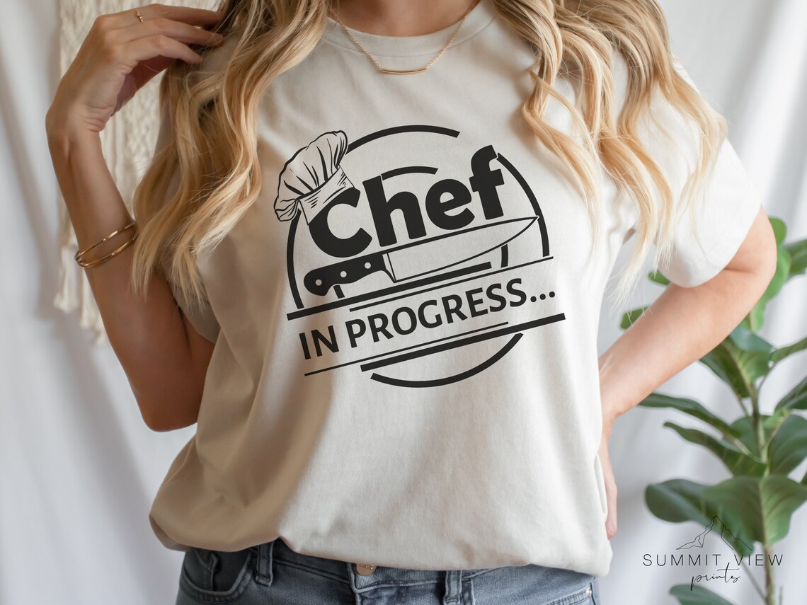 Chef in Progress SVG PNG Modern Svg Design SVG Files for Cricut ...
