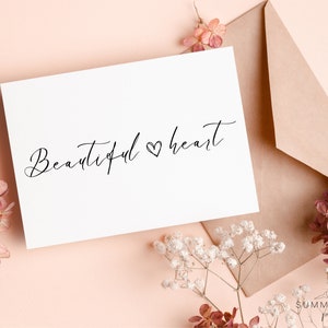 Beautiful Heart SVG PNG Modern Svg Design SVG Files for Cricut Digital ...