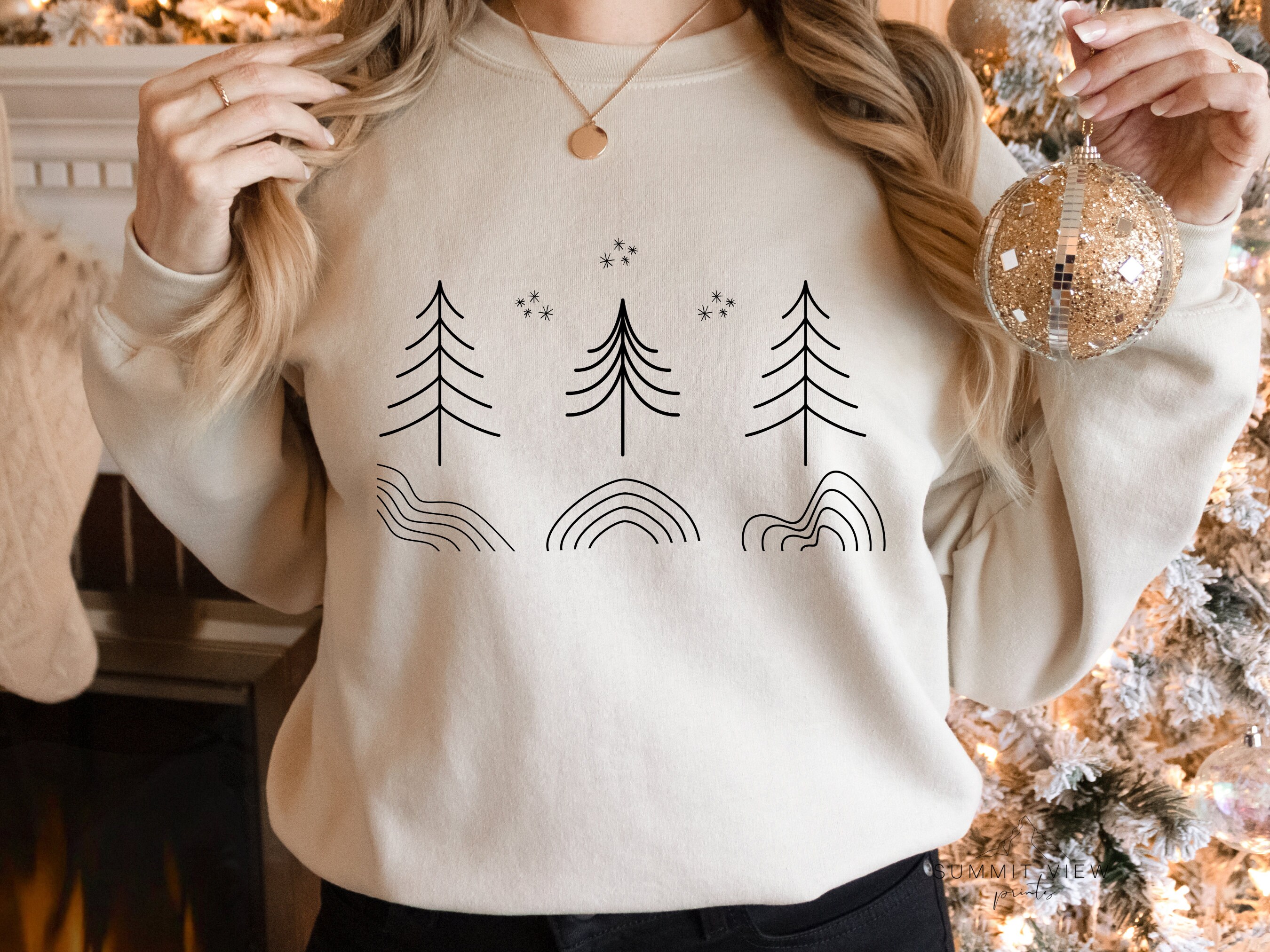 Christmas Trees SVG PNG Modern Svg Design SVG Files for Cricut Winter ...