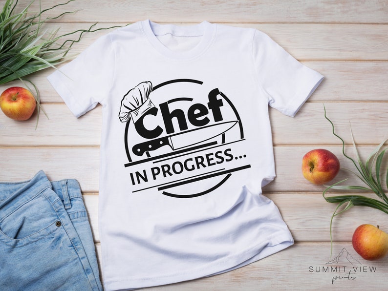 Chef in Progress SVG PNG Modern Svg Design SVG Files for Cricut ...