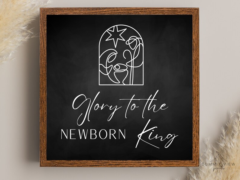 Glory to the Newborn King SVG Christmas Svg Ornaments Mugs Tshirt ...