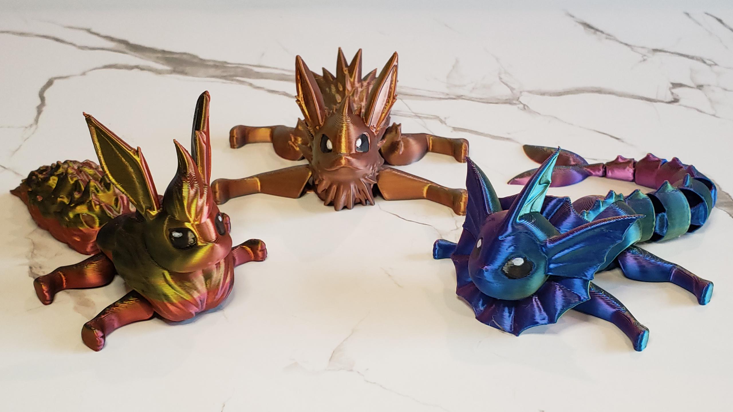 Articulated Pokemon Eevee Evolutions - Etsy