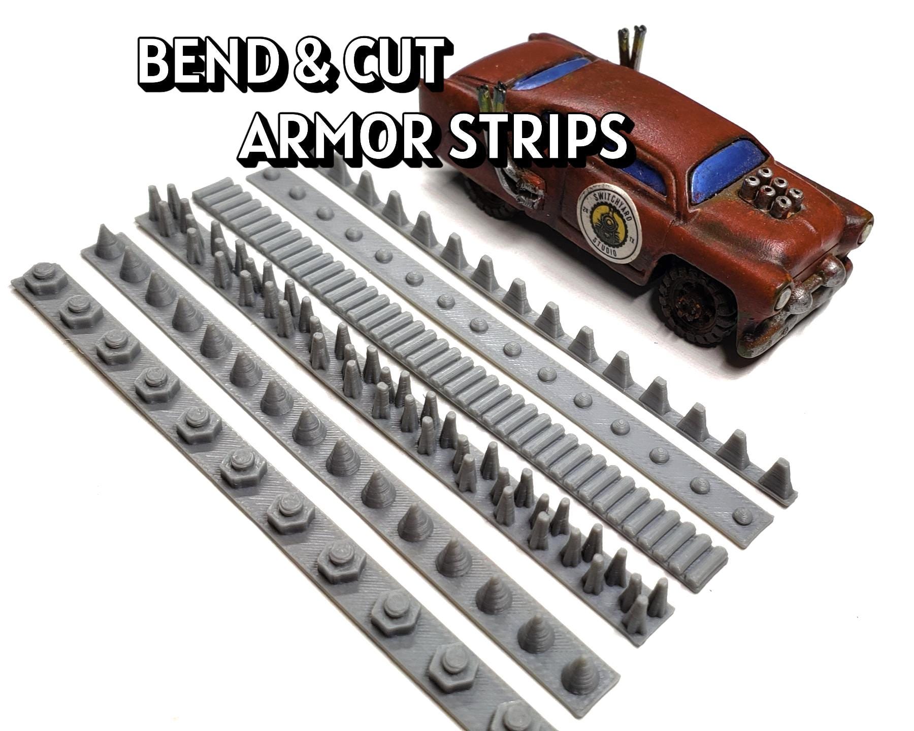 Gaslands Wargaming Armor Strips Bend & Cut - Etsy