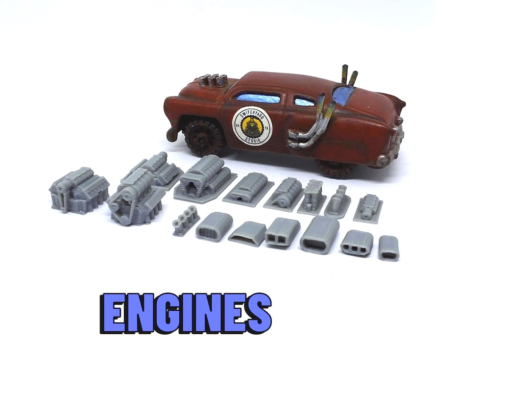 Gaslands Engines 1:64 Scale - Etsy