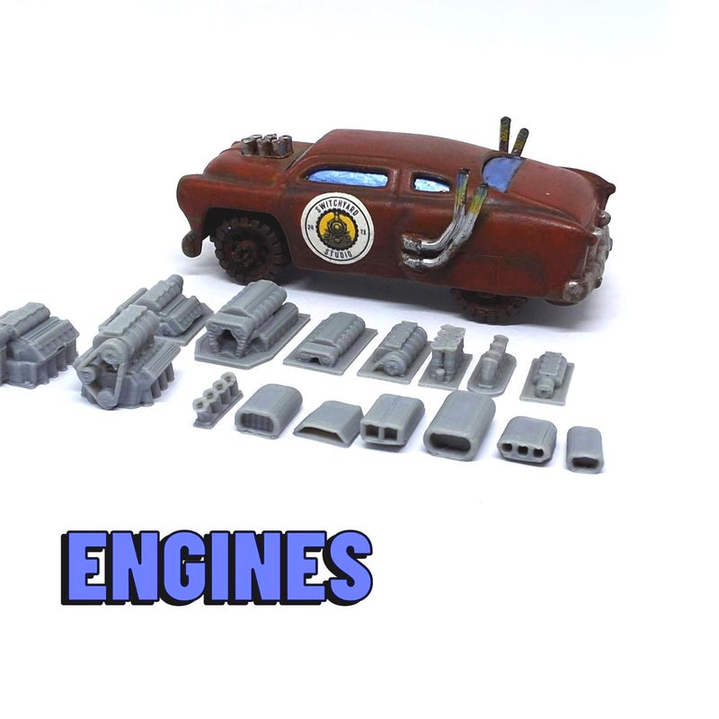 Miniature Metal Engine - Etsy